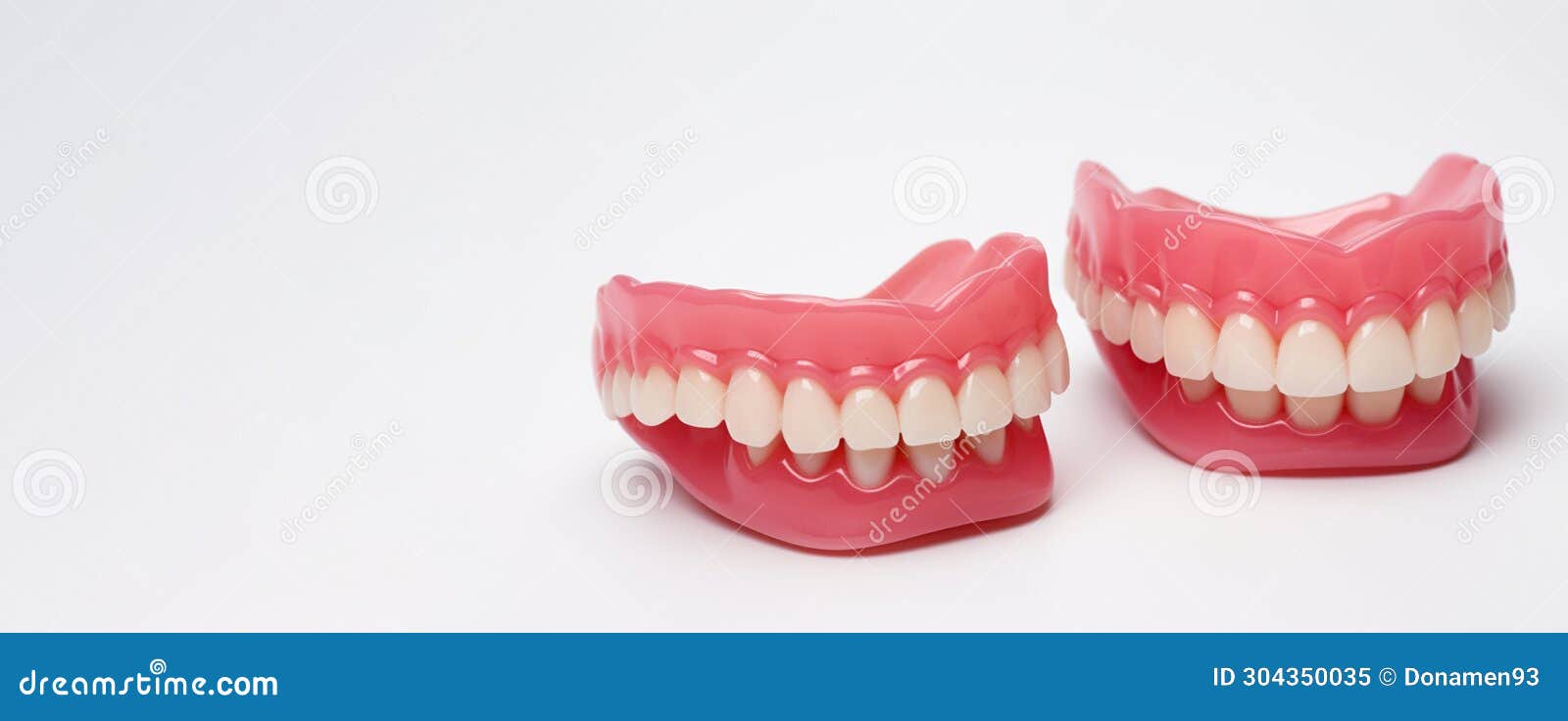 Upper and Lower Denture Set - Dental Prosthesis, Oral Care, False Teeth ...