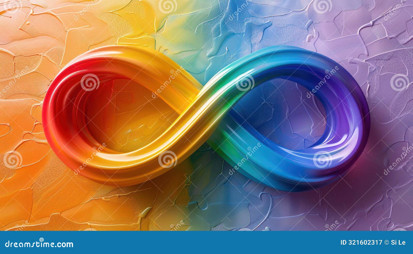 Autism Infinity Rainbow Symbol for World Autism Awareness Day ...