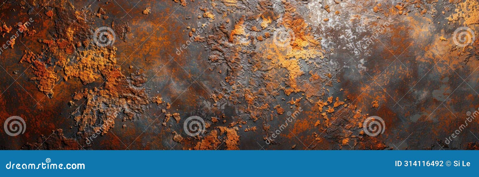 Rusty Orange Grunge Metal and Stone Texture Background for Banner or ...