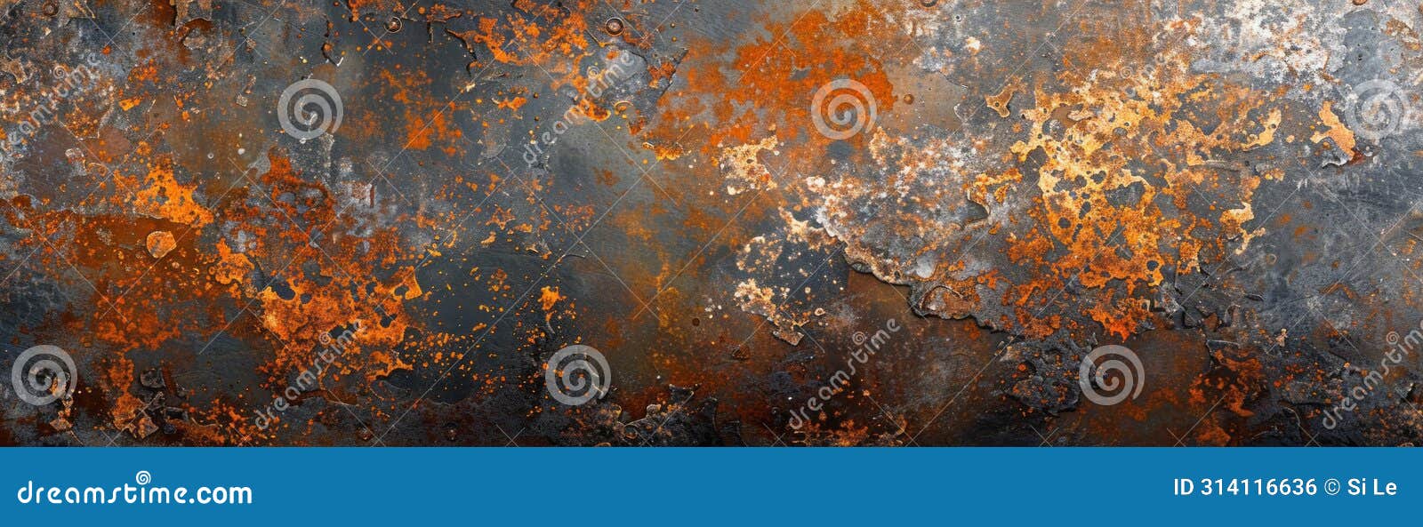 Rusty Orange Grunge Metal and Stone Texture Background for Banner or ...