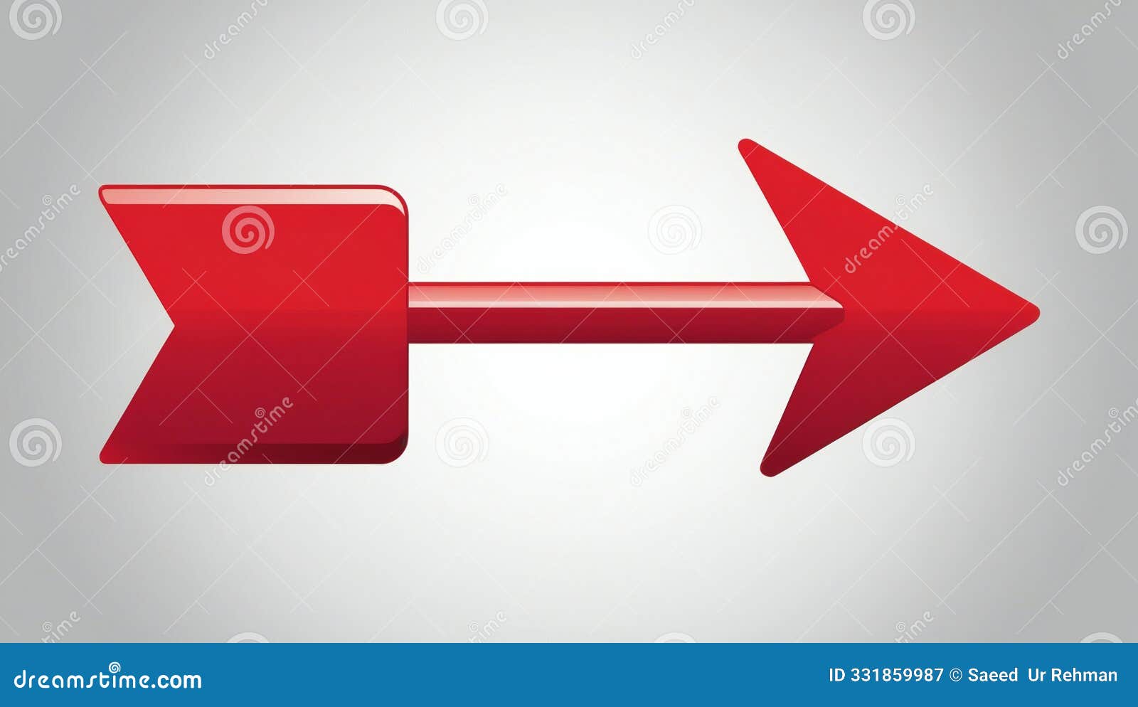Crisp Red Arrow on Transparent Background for Versatile Use Stock ...