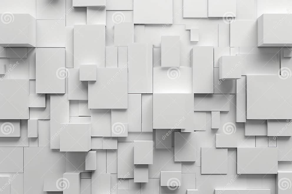Minimalist White Rectangle Background. Clean and Modern Design Concept ...
