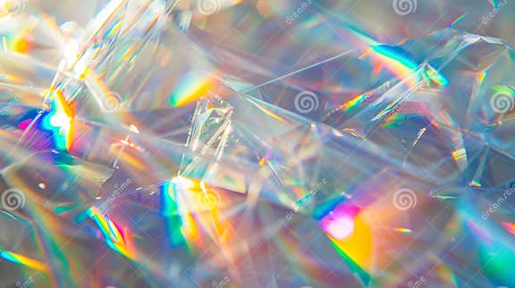 Colorful Prismatic Light Refractions - Generative AI Stock Photo ...