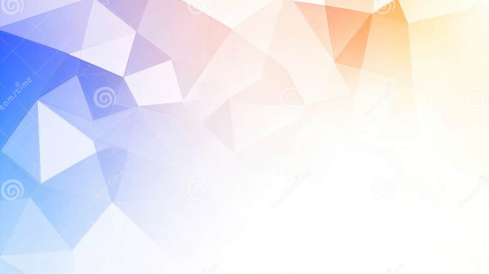 Geometric Blue and White Frame on Abstract Polygon Background Stock ...