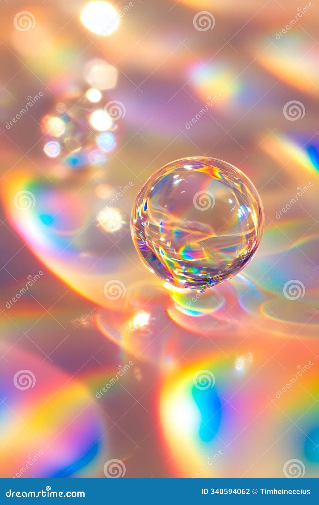 Stunning Abstract 3D Holographic Shapes with Light Reflections Stock ...