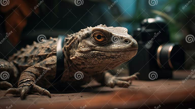 Mafia Tegu Lizard: a Surrealistic 8k Image Captured with 55mm Lens ... Mafia Tegu Lizard: a Surrealistic 8k Image Captured with 55mm Lens ...