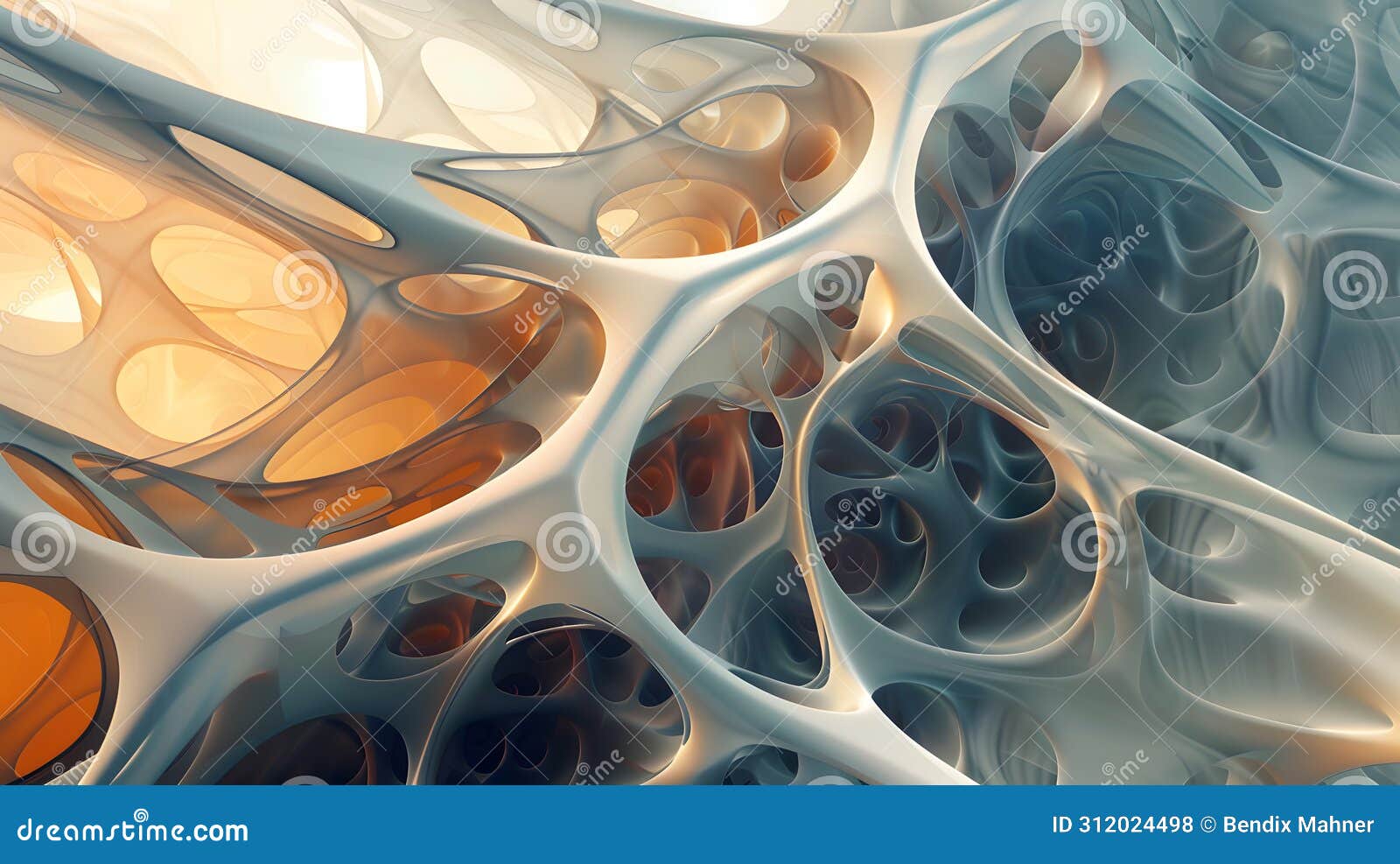 "Translucent Membranes Stretch Abstract Background Design for Modern ...