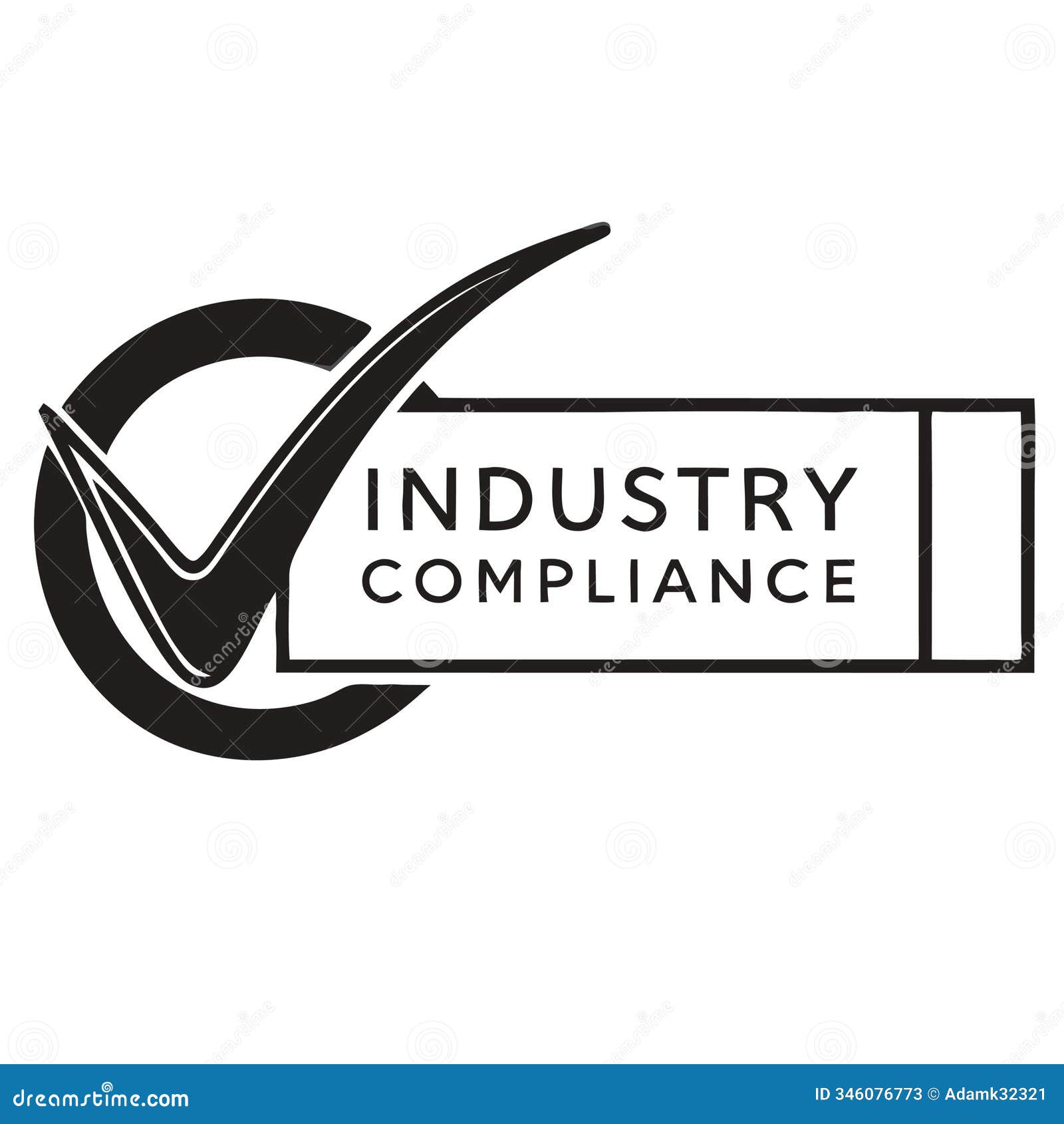 Industry Compliance Vector Checkmark Logo for Business Standards Stock ...