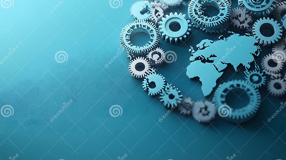Interconnected Gears Illustrating the Dynamic Nature of the Global ...