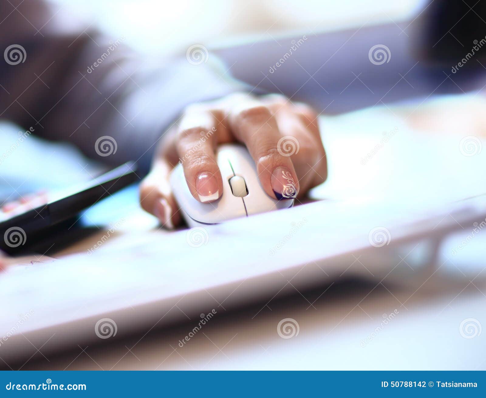 Image of female hand stock photo. Image of network, personal - 50788142