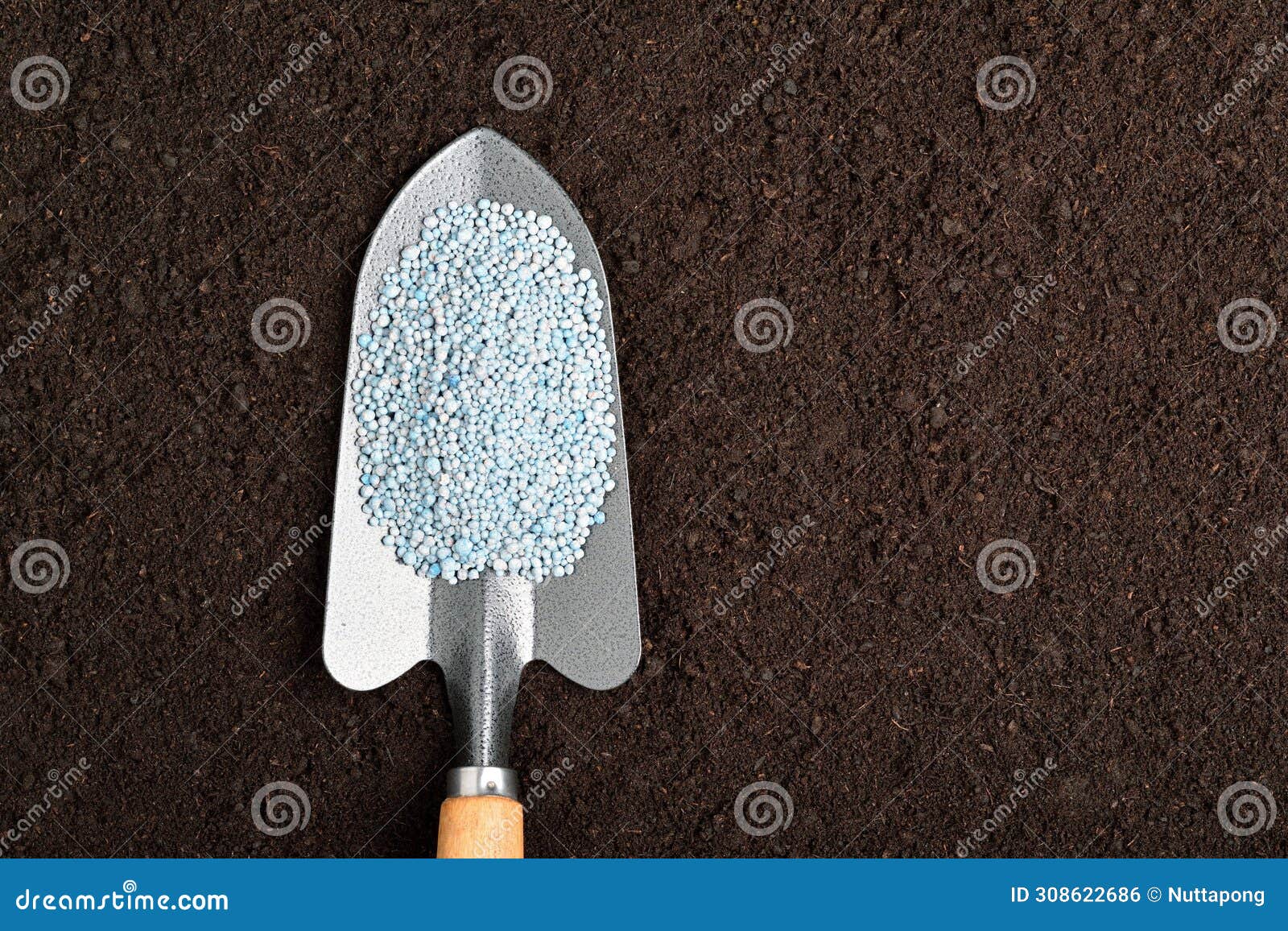 Chemical Fertilizers in Planting Spoon Stock Photo - Image of nitrogen ...