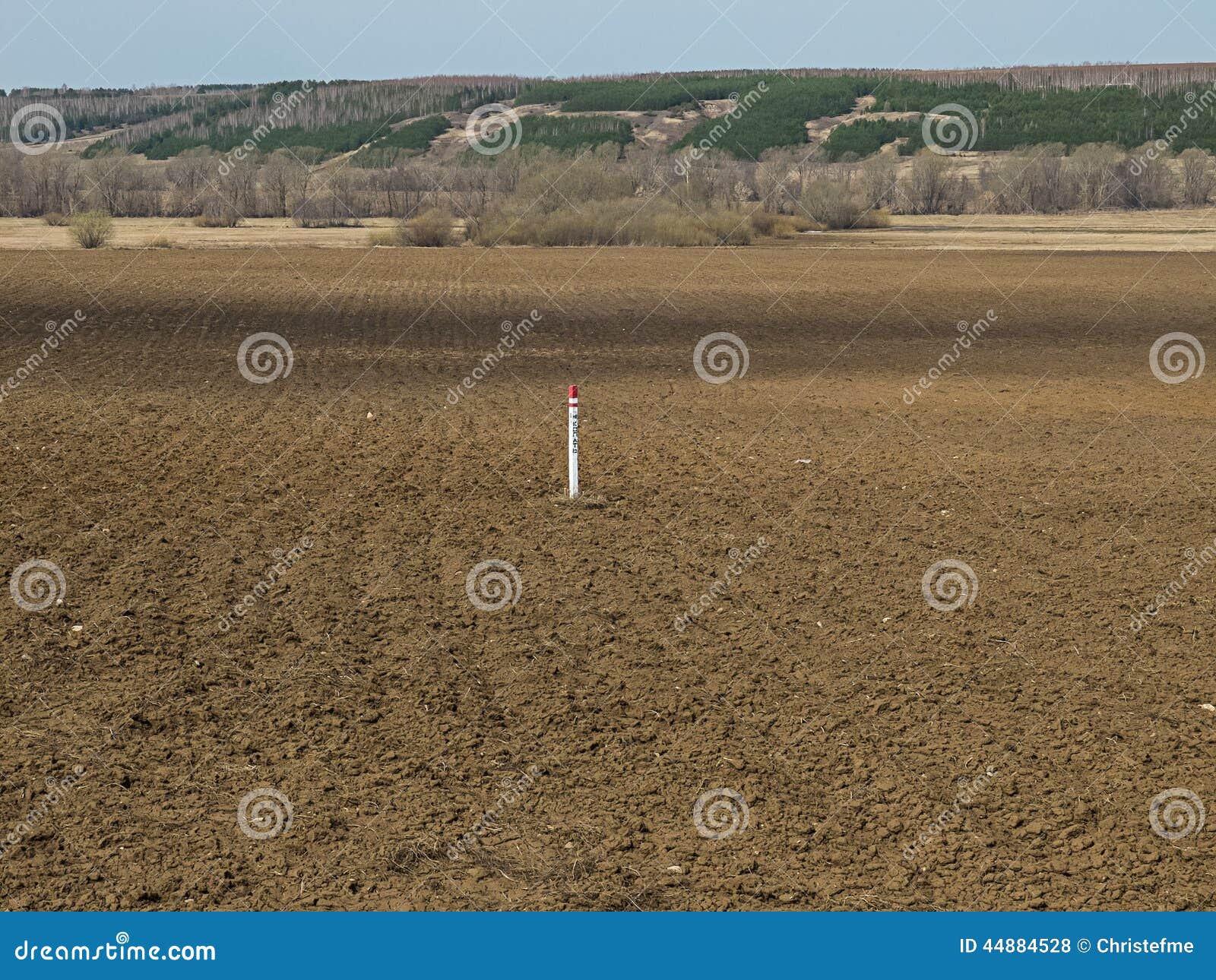Image of Field in Early Spring Stock Photo - Image of outside ...