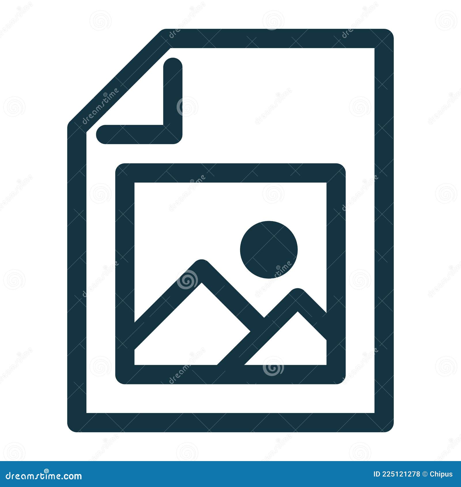 Image File Icon, Image File Symbol. Photo Sign Stock Vector ...