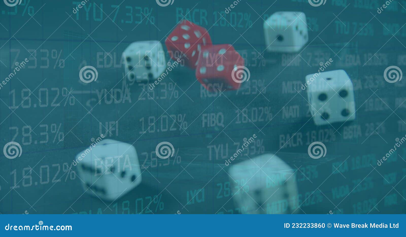 Dice Falling Stock Photo | CartoonDealer.com #78506154