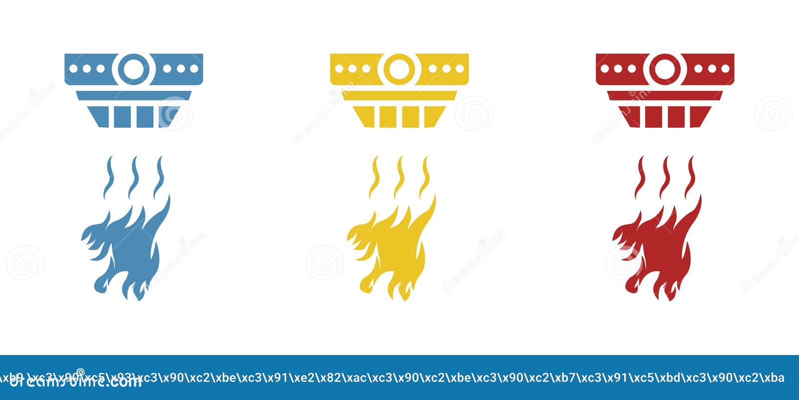 Image of Fire Safety System, Vector Illustration Stock Vector ...