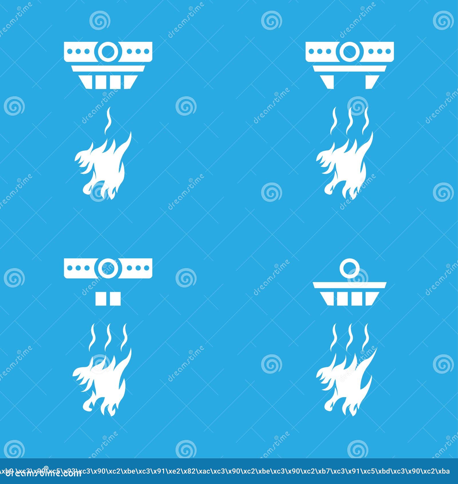 Image of Fire Safety System, Vector Illustration Stock Vector ...
