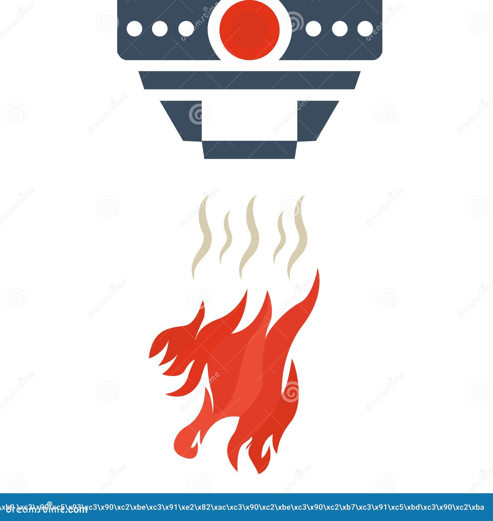 Image of Fire Safety System, Vector Illustration Stock Vector ...