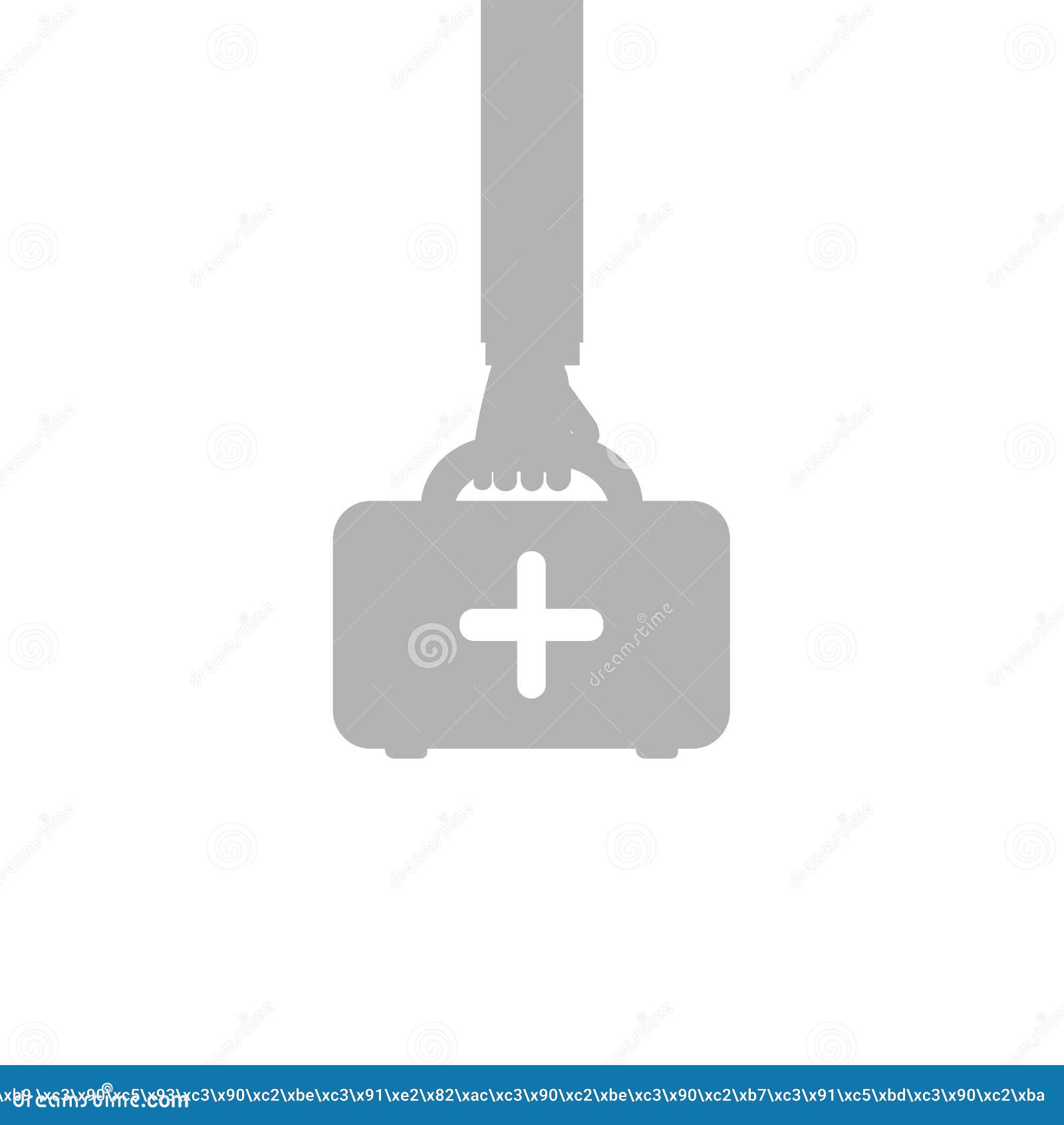 Image of First Aid Kit, Doctor Carries First Aid Kit, Hand, Vector ...