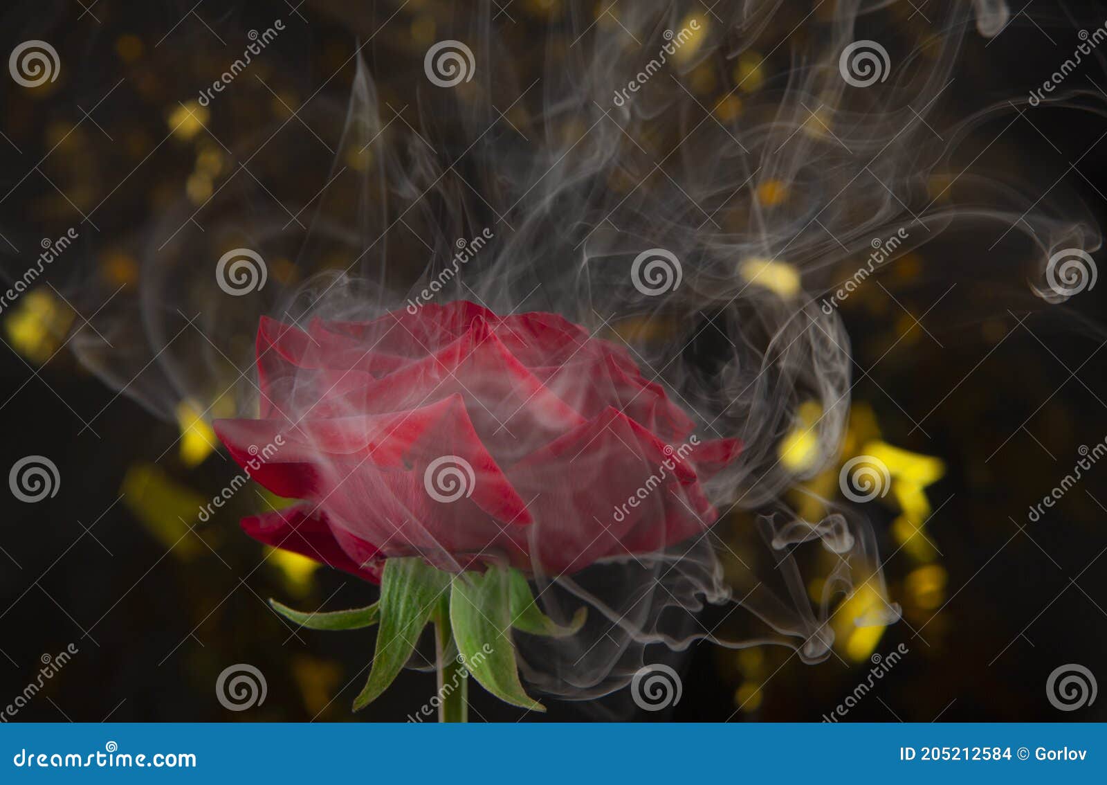 Image of Flower Smoke Dark Background Stock Photo - Image of power ...