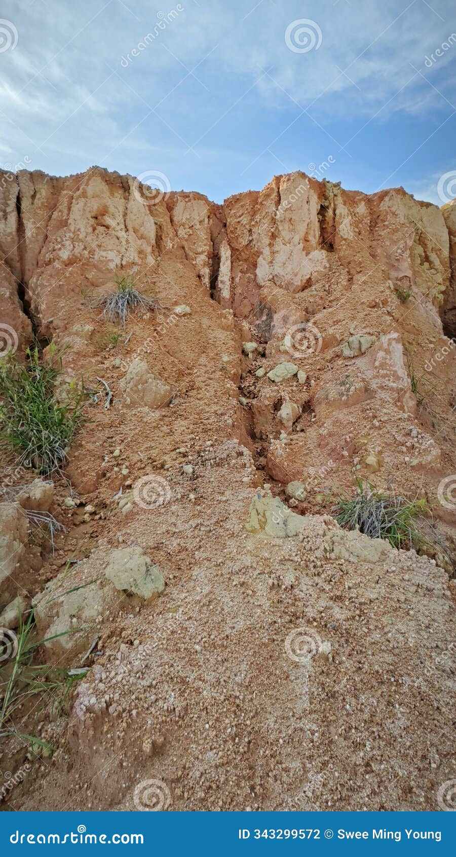 Formation Scene Around the Soil Texture and Pattern of the Limestone ...