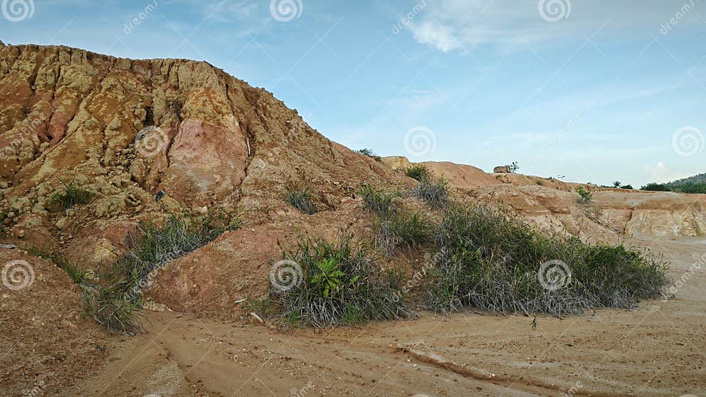 Formation Scene Around the Soil Texture and Pattern of the Limestone ...