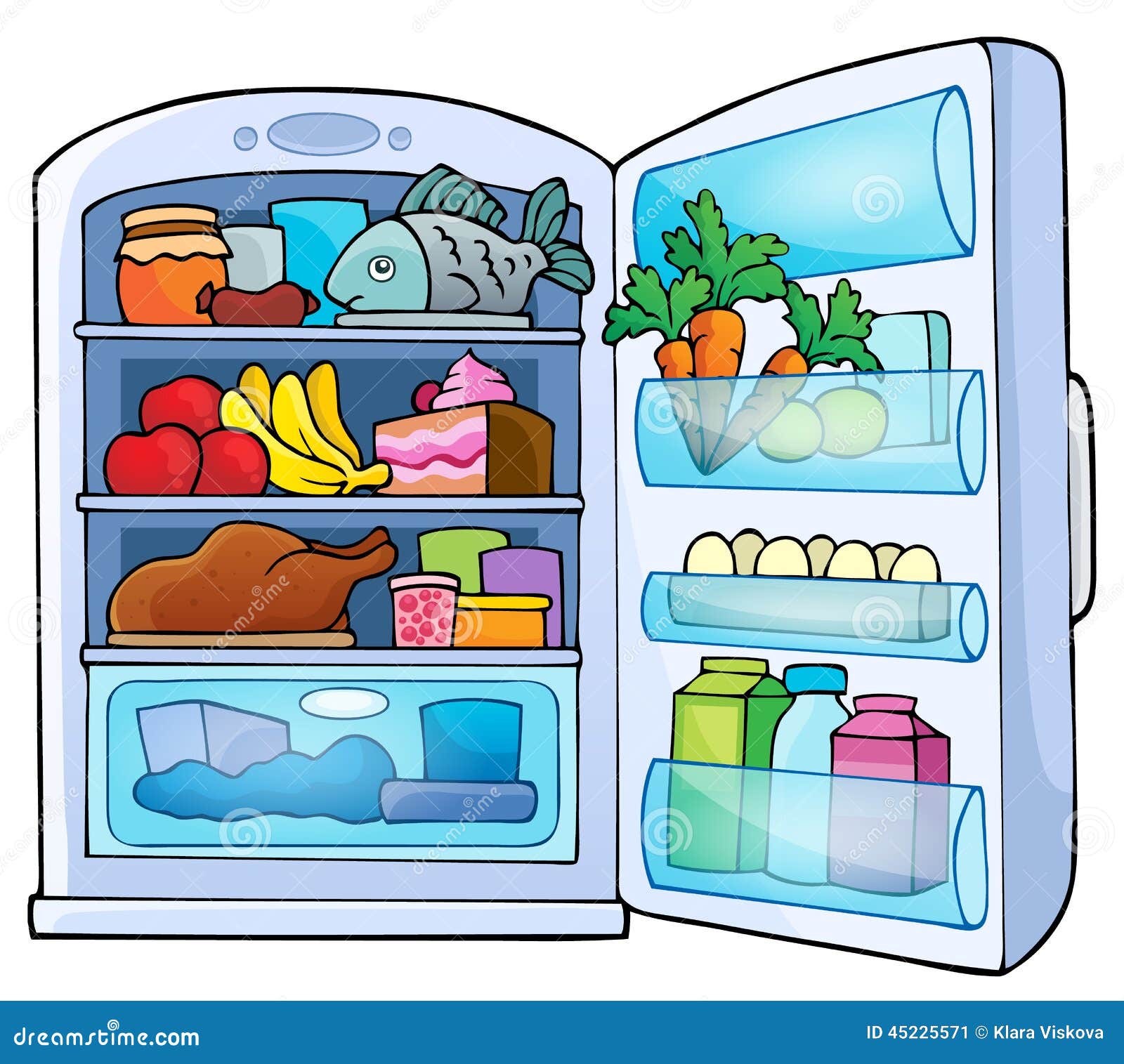 Image with fridge theme 1 stock vector. Illustration of refrigerator ... Image with fridge theme 1 stock vector. Illustration of refrigerator ...