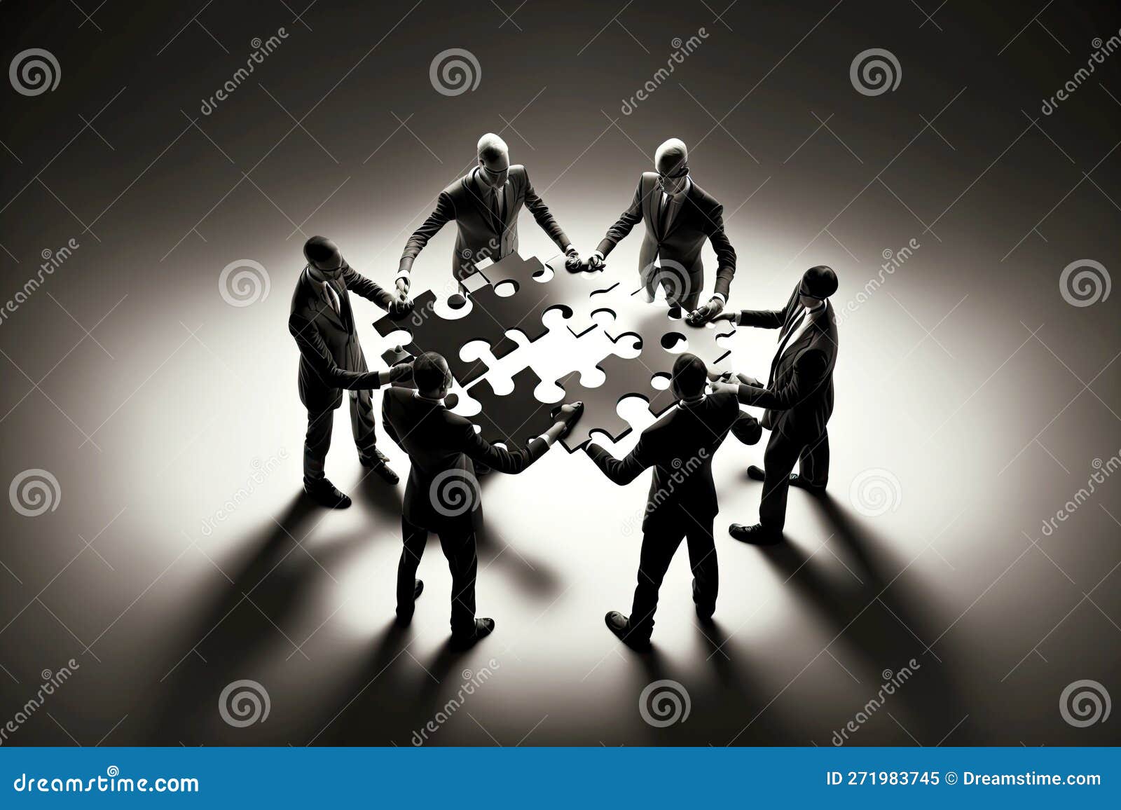 Image of Friendly Teamwork and Cooperation for Successful Business ...