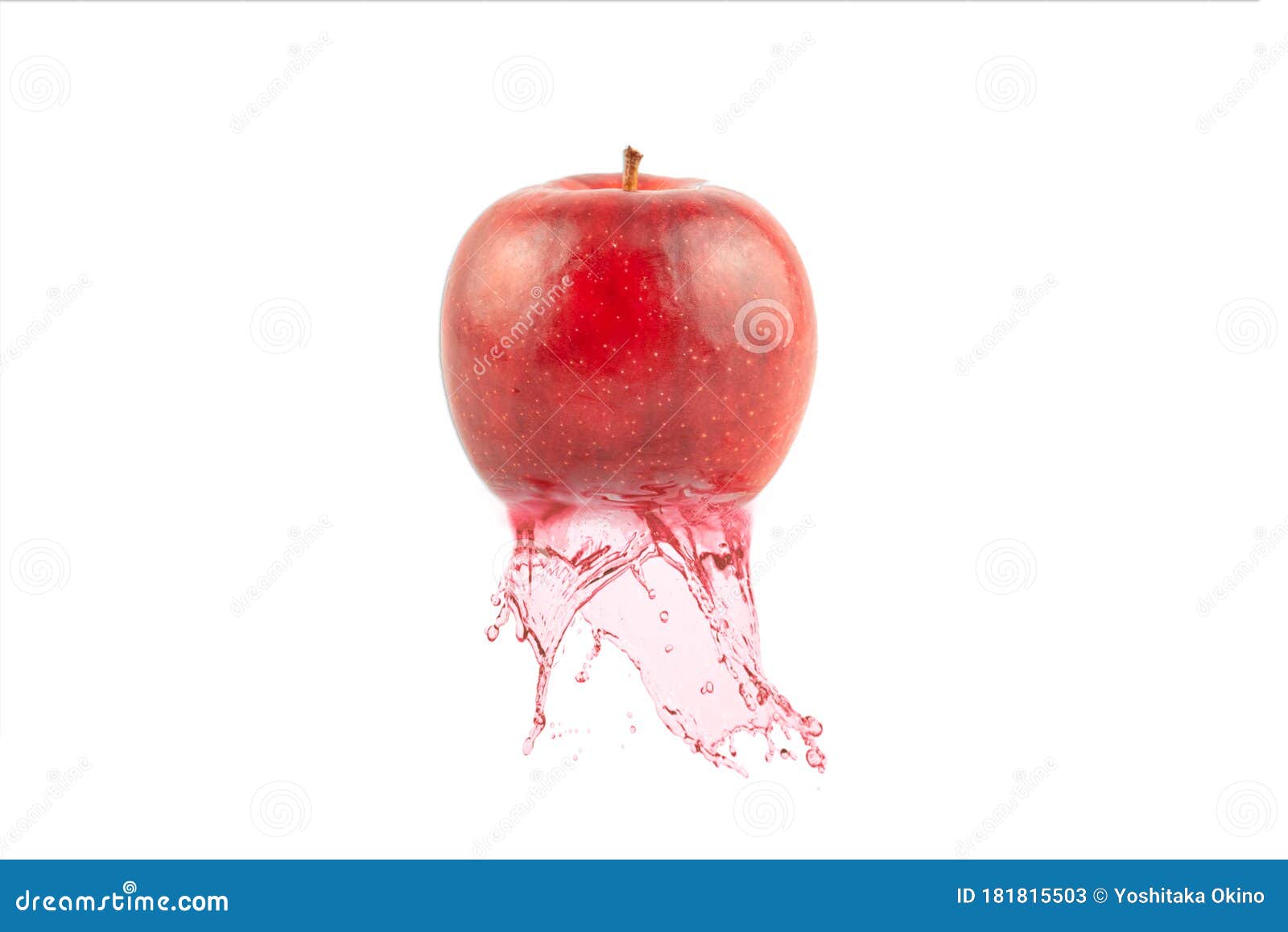 Image of Fruit Juice Dripping from an Apple Stock Image - Image of food ...