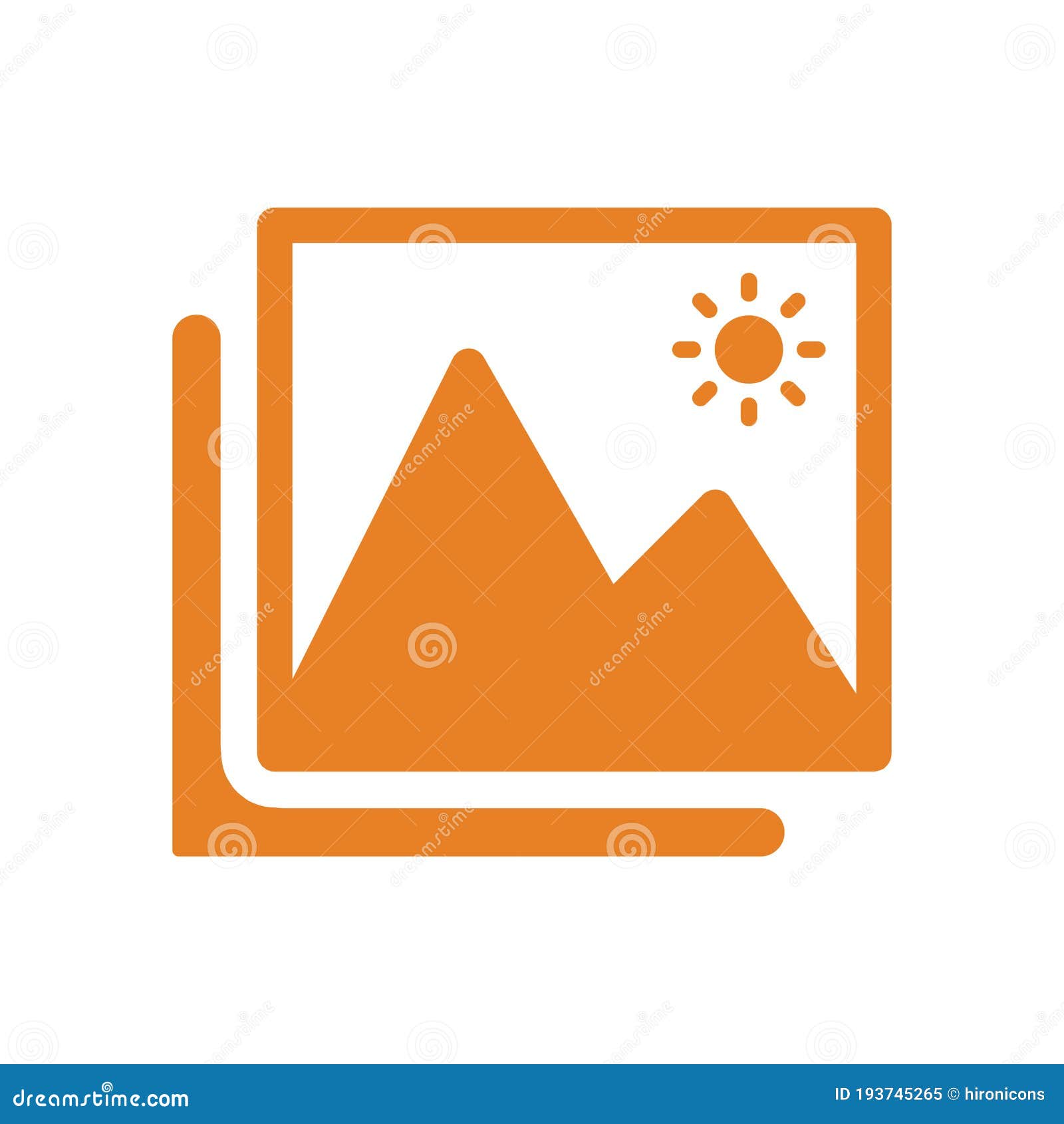 Image Gallery Thumbnail Vector Icon Stock Illustration - Illustration ...