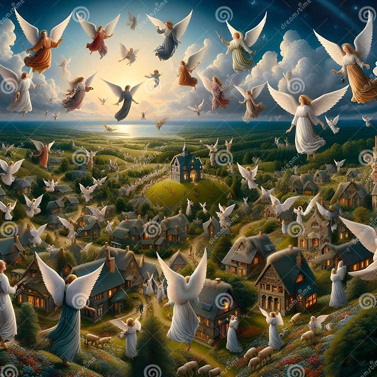 Image of the Gathering of Angels at Different Places in Amanda Clark ...