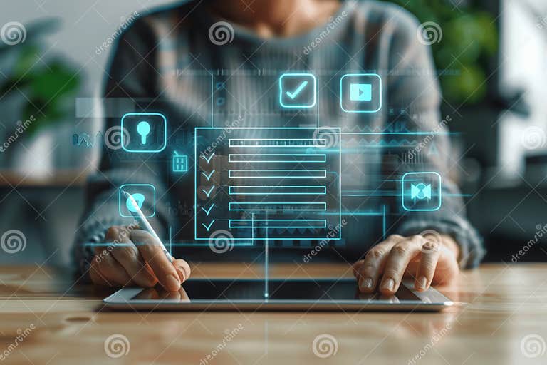 Efficient Digital Workflow with Virtual Checklist and Tablet Stock ...