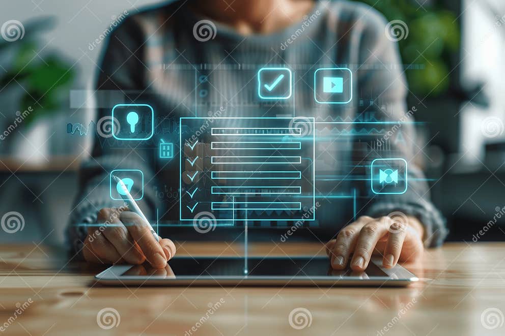 Efficient Digital Workflow with Virtual Checklist and Tablet Stock ...