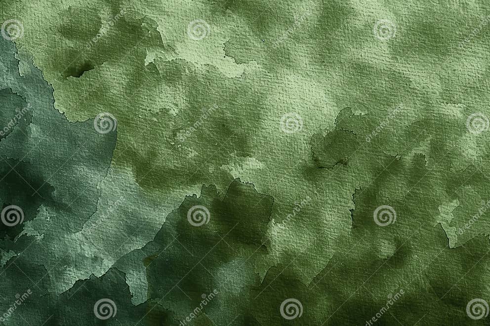 Olive Green Military Abstract Watercolor Background Stock Illustration ...