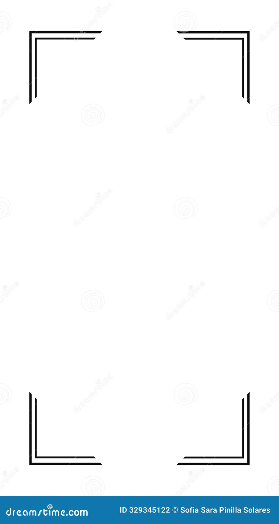 Simple Double Lined Vector Border Or Frame Royalty-Free Stock Image ...