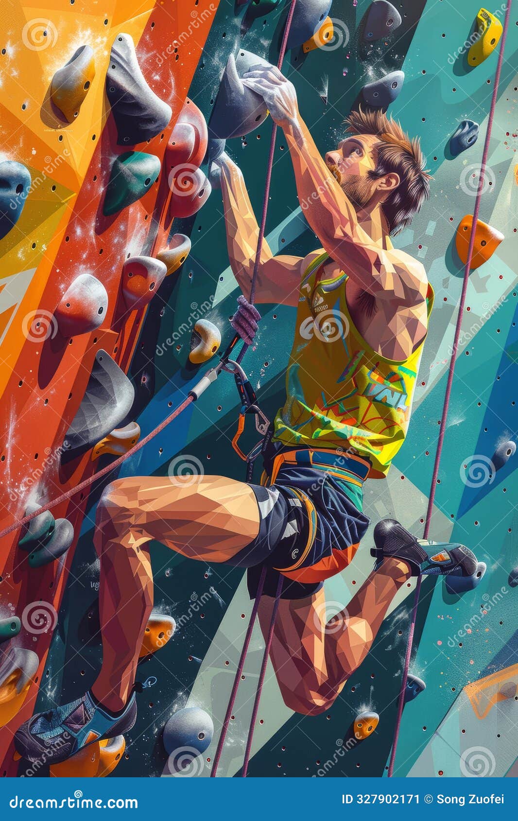 Dynamic Slovenian Climber: a Gym Adventure of Strength and Strategy ...