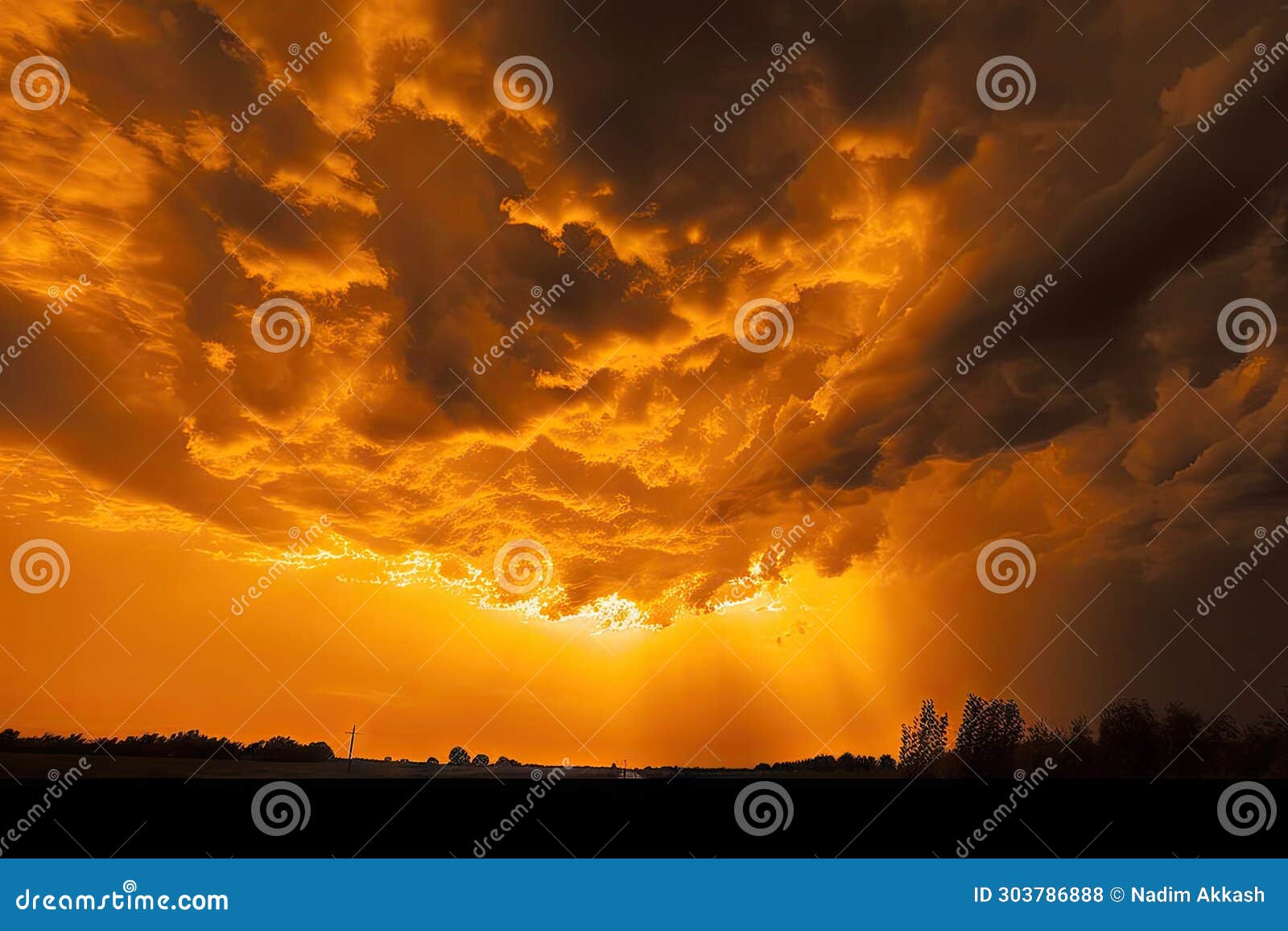 Creepy Scary Horror Armageddon Sky Explosion Flash Bright Fire ...