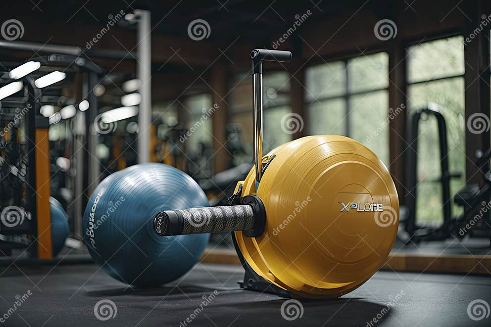 Explore the Balance between Form and Function in Gym Instruments. Stock ...
