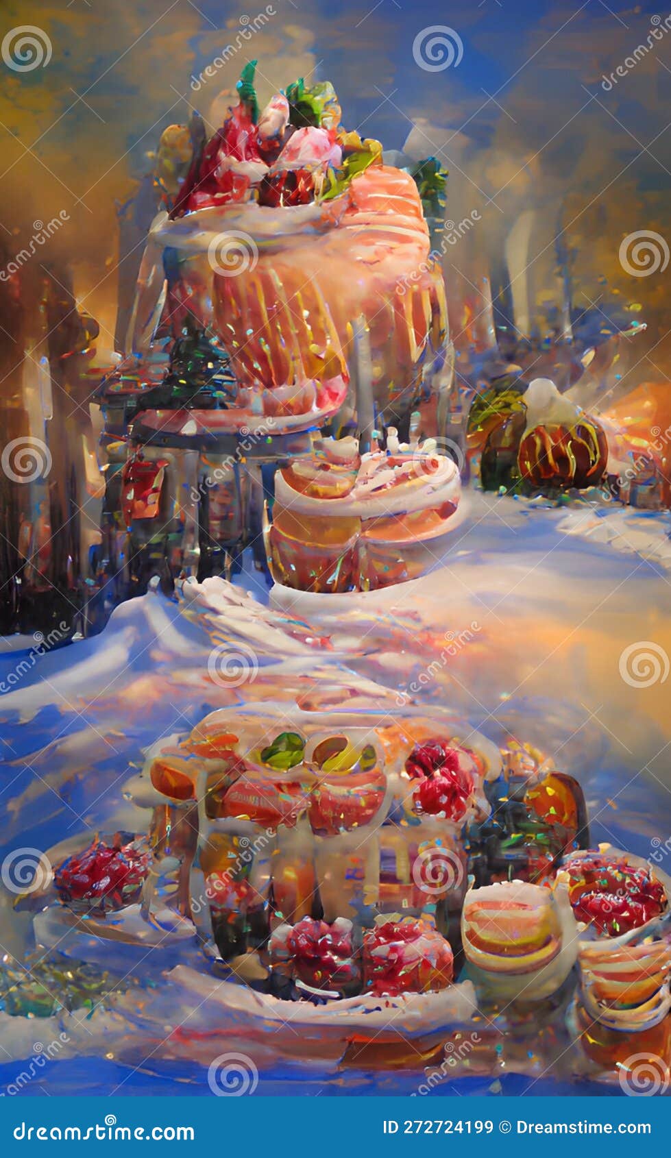 Let s get some cakes stock illustration. Illustration of imagine ...