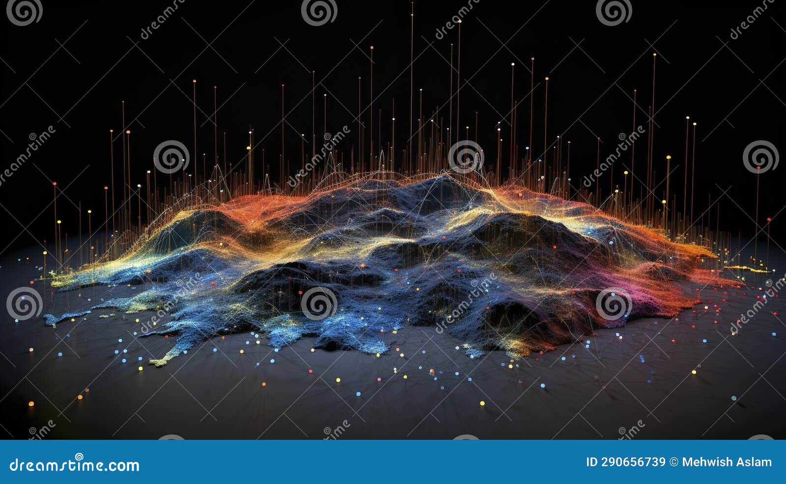 A Photo of AI - Driven Climate Modeling Stock Illustration ...