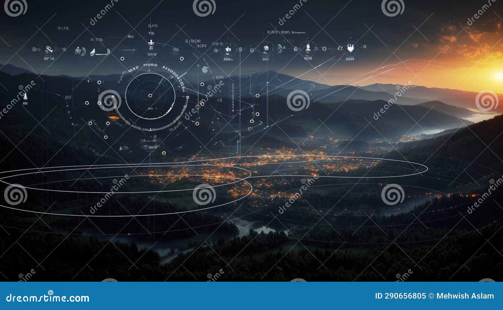 A Photo of AI - Driven Weather Forecasting Stock Illustration ... A Photo of AI - Driven Weather Forecasting Stock Illustration ...