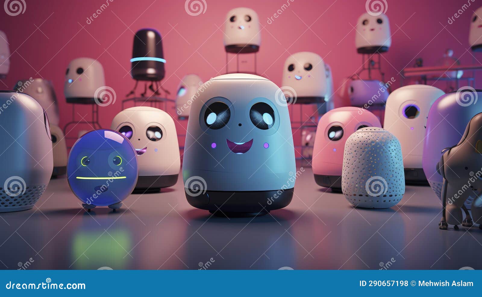 A Photo of AI - Powered Voice Assistants Stock Illustration ...