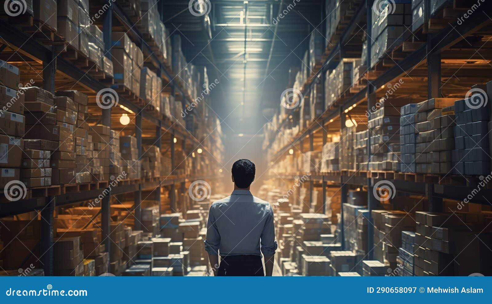 A Photo of Intelligent Inventory Management Stock Illustration ...