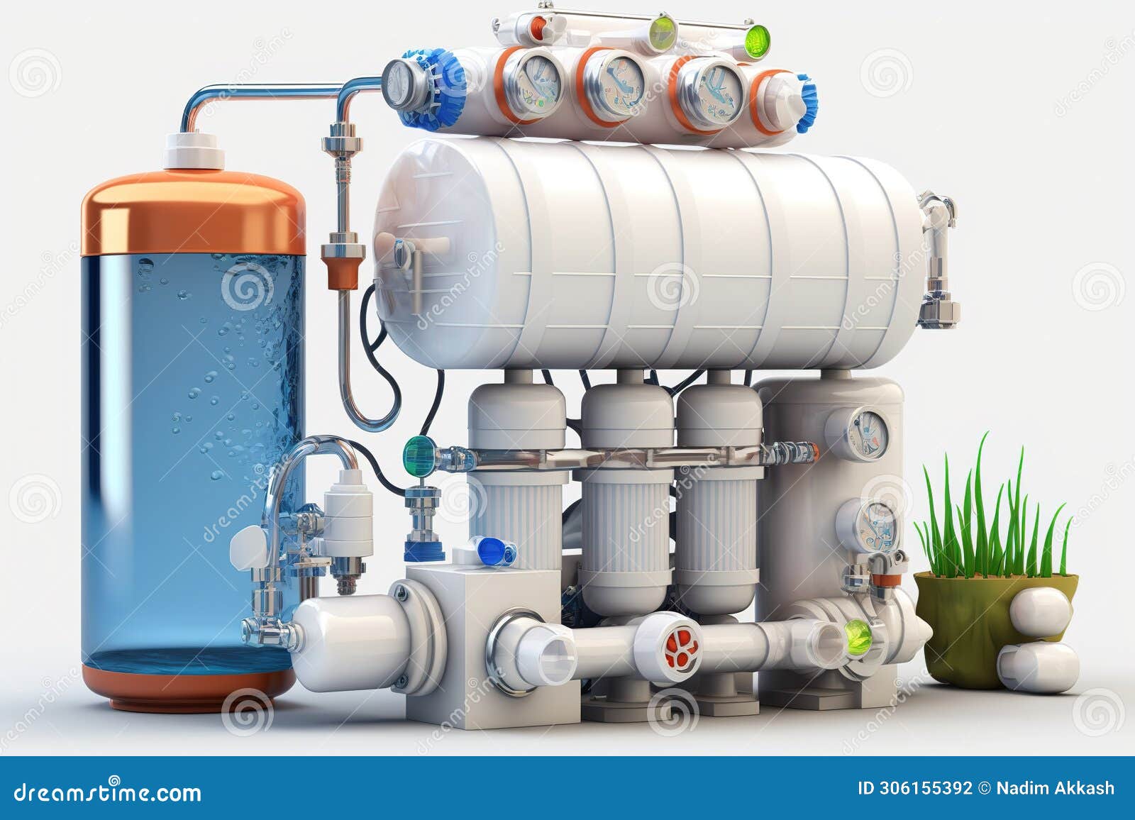 Osmosis And Reverse Osmosis Cartoon Vector | CartoonDealer.com #60319291