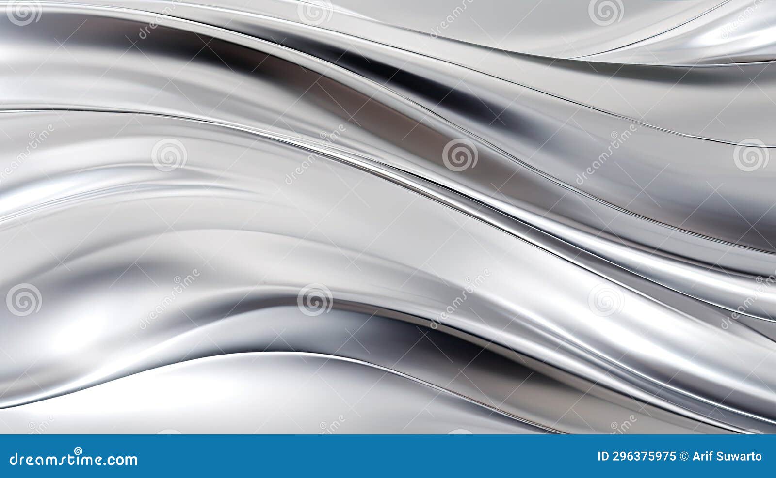 Shiny Silver Wave Pattern Textured Studio Background Stock Illustration ...