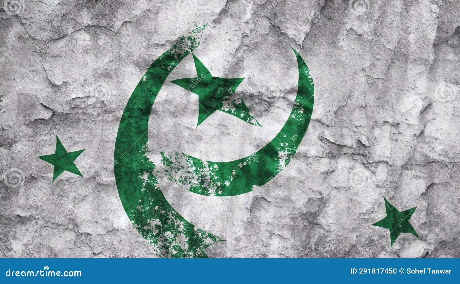 Modern Pakistan Flag Texture Stock Illustration - Illustration of ...