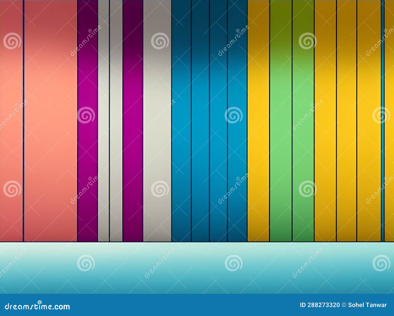 Multi Colored Layers on Wall, Abstract CYMK Colors Stock Photo - Image ...