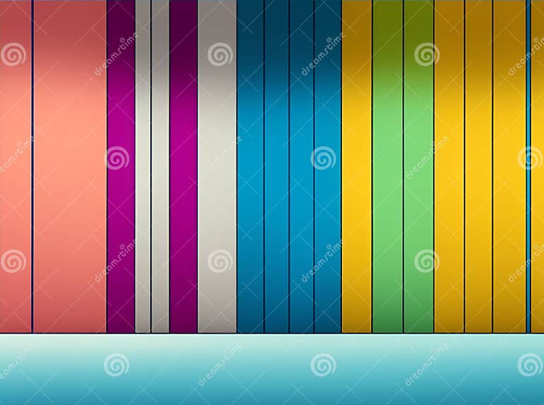 Multi Colored Layers on Wall, Abstract CYMK Colors Stock Photo - Image ...