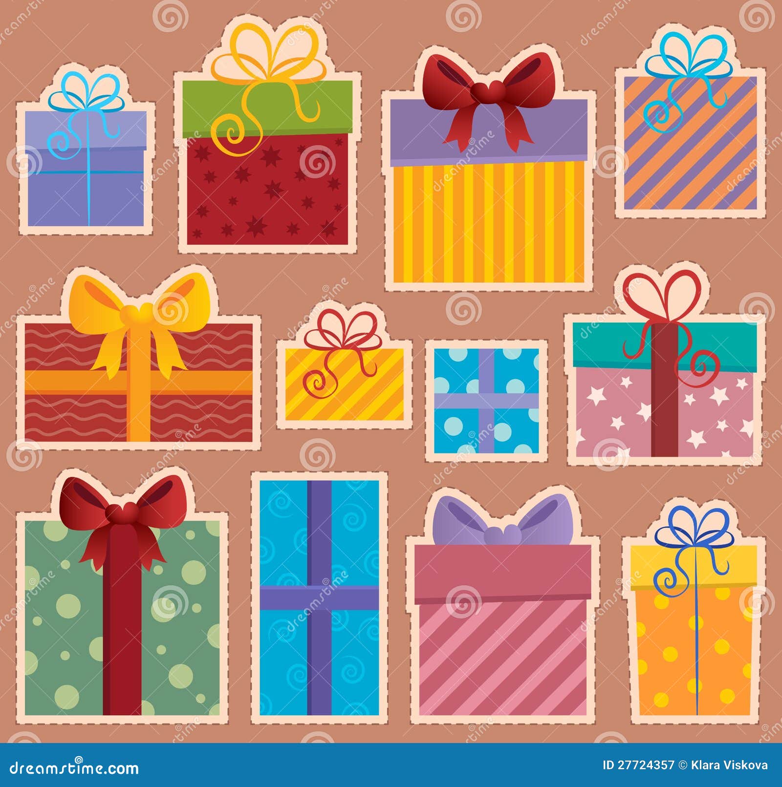 Image with gift theme stock vector. Illustration of occasion - 27724357