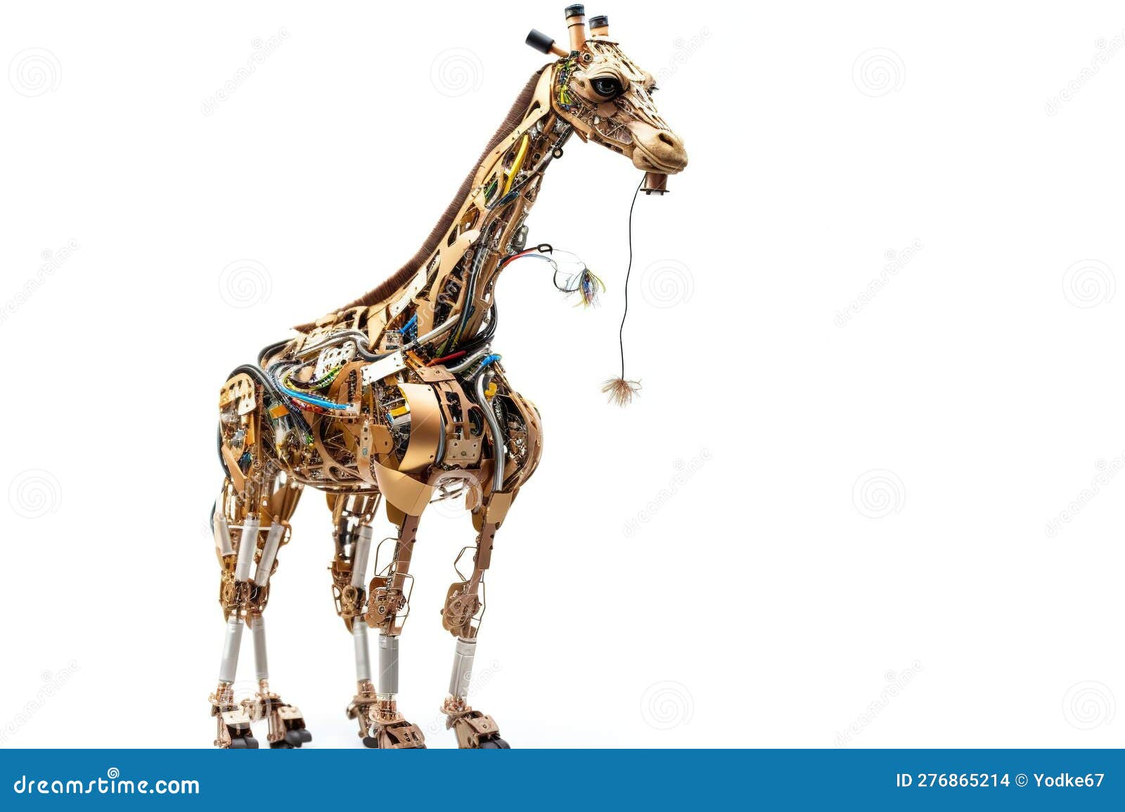 Giraffe Cyborg Animal Detailed Infographic, Full Details Anatomy Poster ...