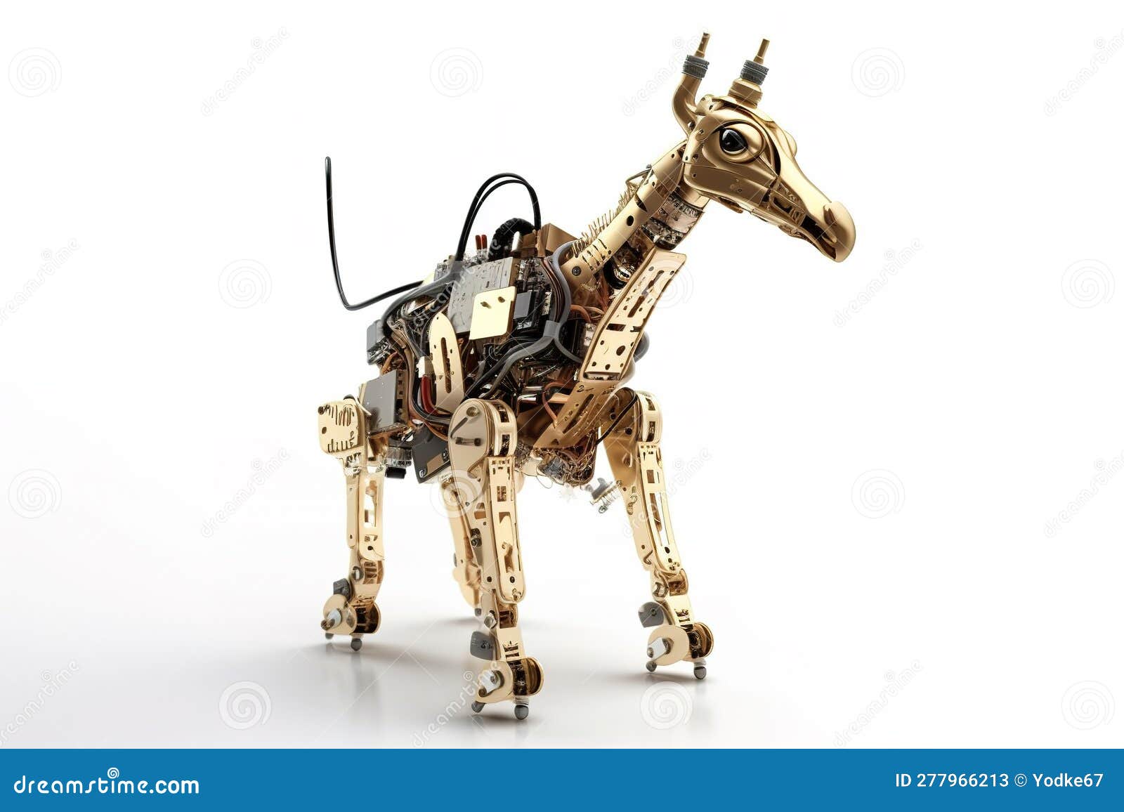 Giraffe Cyborg Animal Detailed Infographic, Full Details Anatomy Poster ...